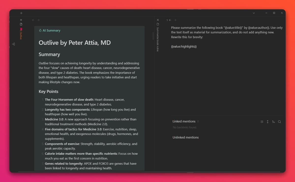AI Assistant for Obsidian | Christian B. B. Houmann